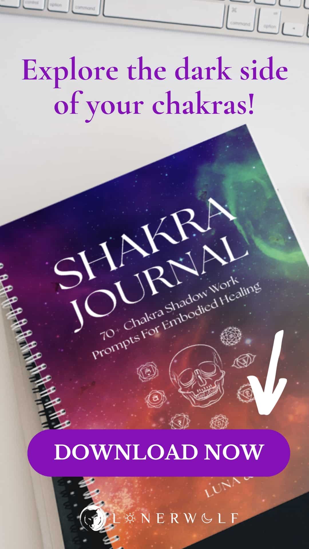 Shakra Journal: 70+ Chakra Shadow Work Prompts • LonerWolf Shop