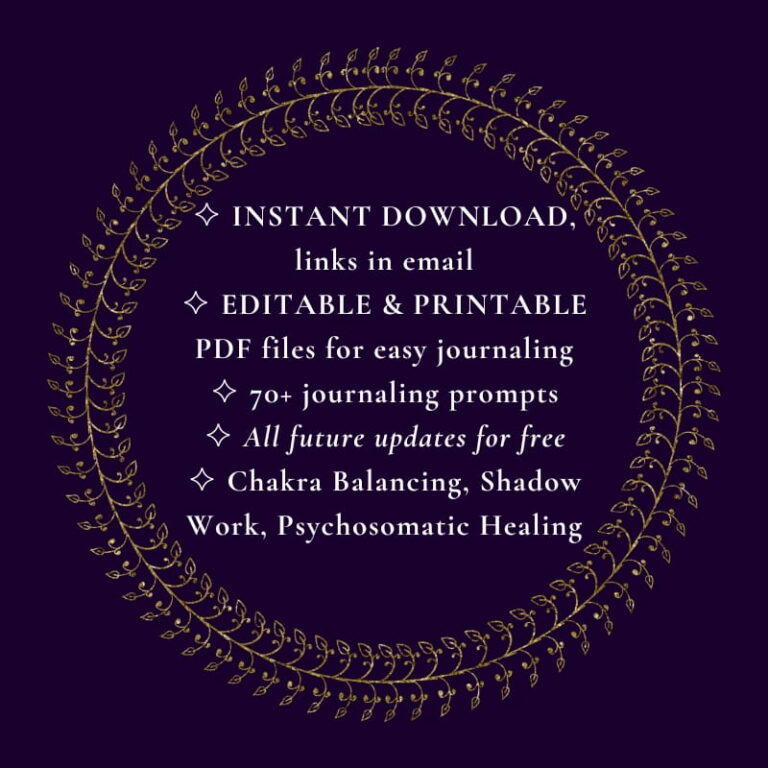 Shakra Journal: 70+ Chakra Shadow Work Prompts • LonerWolf Shop